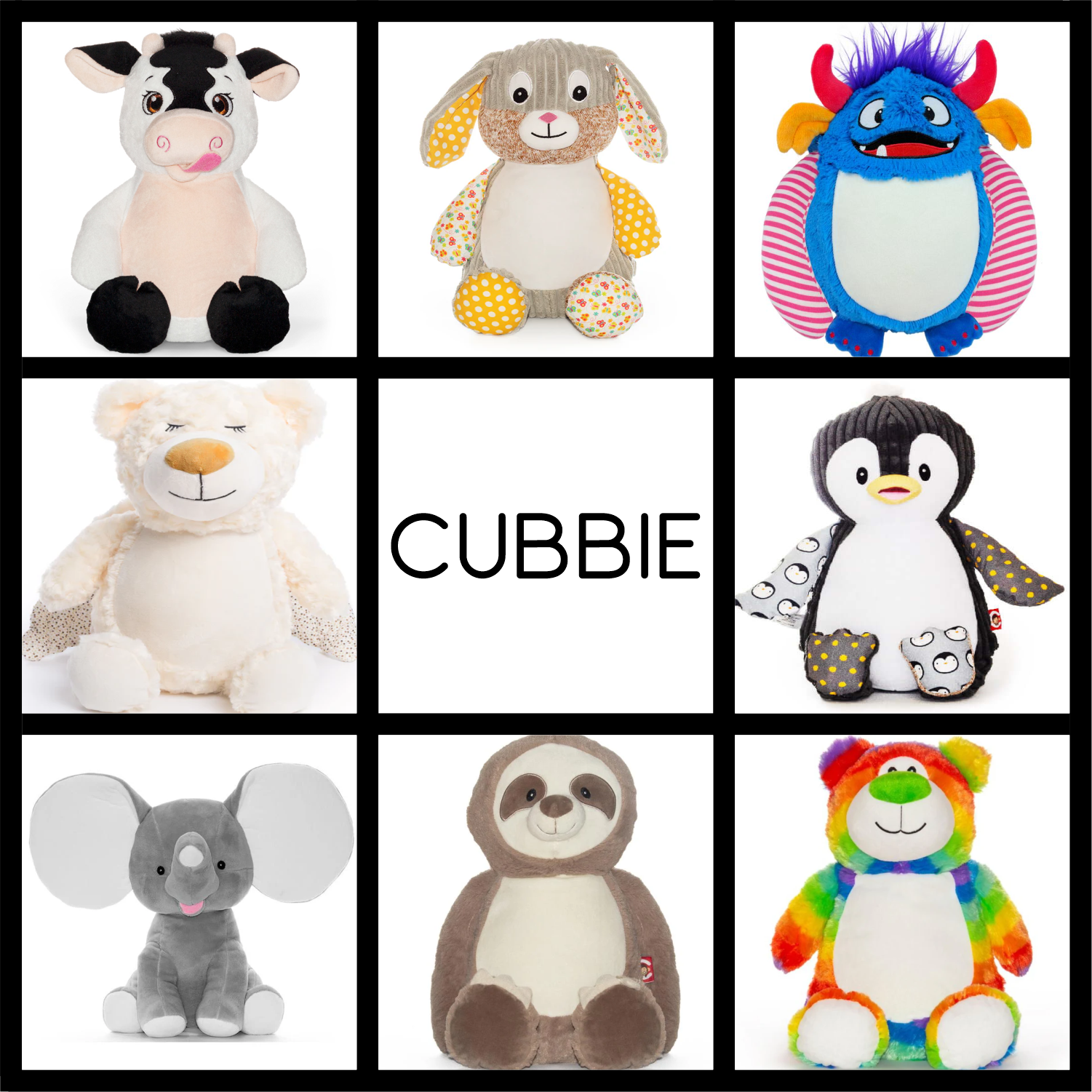 STUFFED ANIMALS - CUBBIES – LetterWerks Sign City